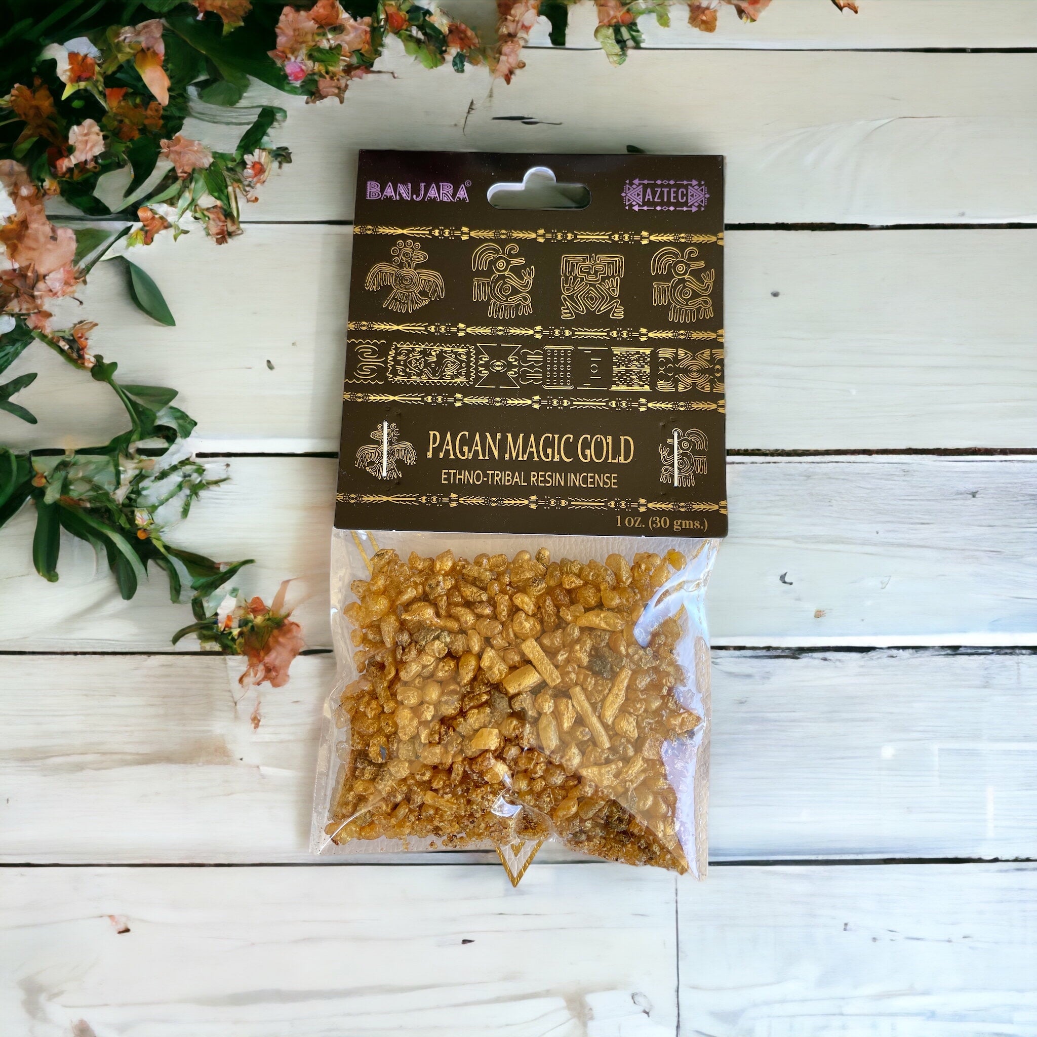 Banjara Aztec Resin ~ Pagan Magic Gold – MoonstoneGypsyAU