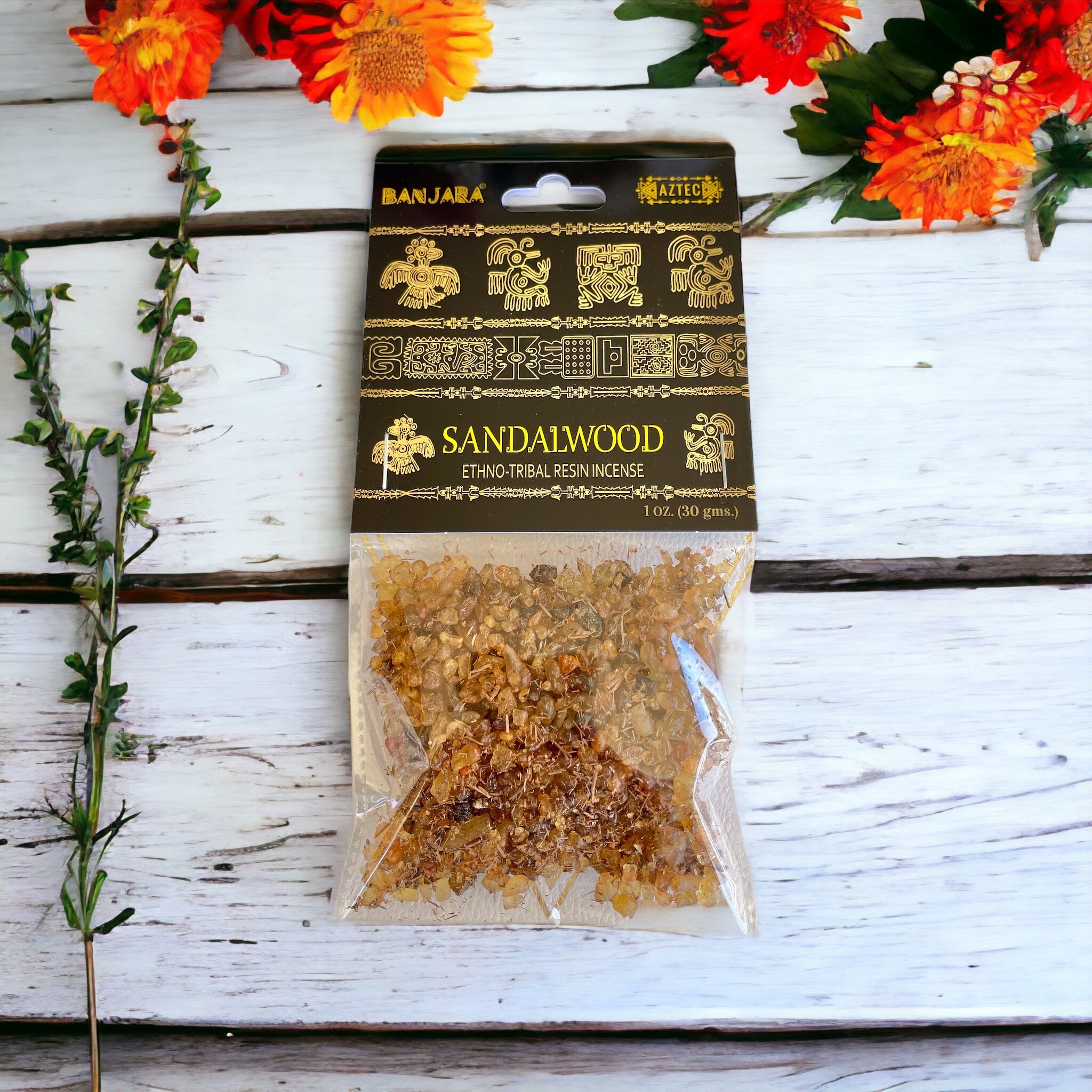 Banjara Aztec Resin ~ Sandalwood – MoonstoneGypsyAU